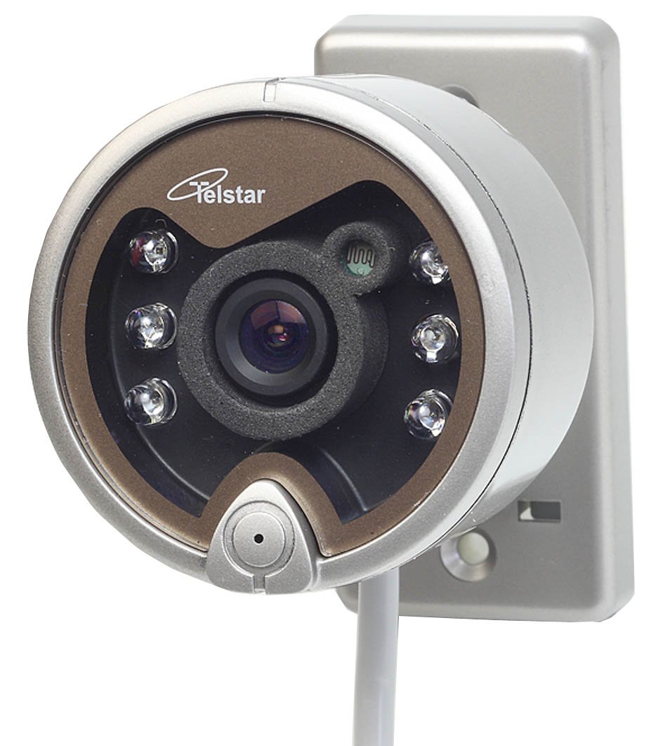 音声を捉えるマイク内蔵の防犯カメラ Telstar TR-204C - 家庭用防犯カメラで安くても高性能なものが欲しいならここ！